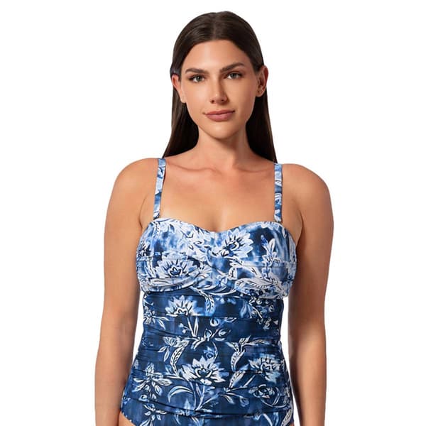 Womens Jantzen Fiona Bandeau One Piece Swimsuit - Boscov's