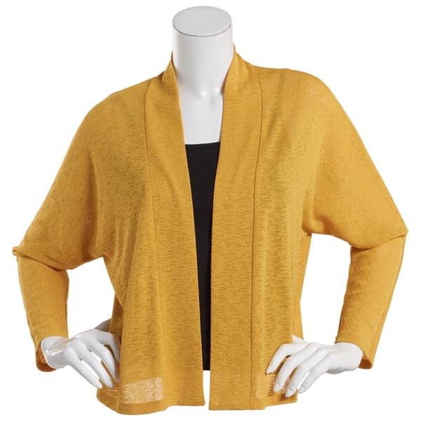 Plus Size Kasper Long Sleeve Onion Skin Cardigan - Boscov's