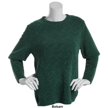 Petite Alfred Dunner Pullover Chenille Sweater - Boscov's