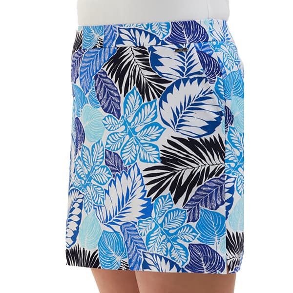 Plus Size Rafaella® Tropical Stretch Skort with Pockets - Boscov's