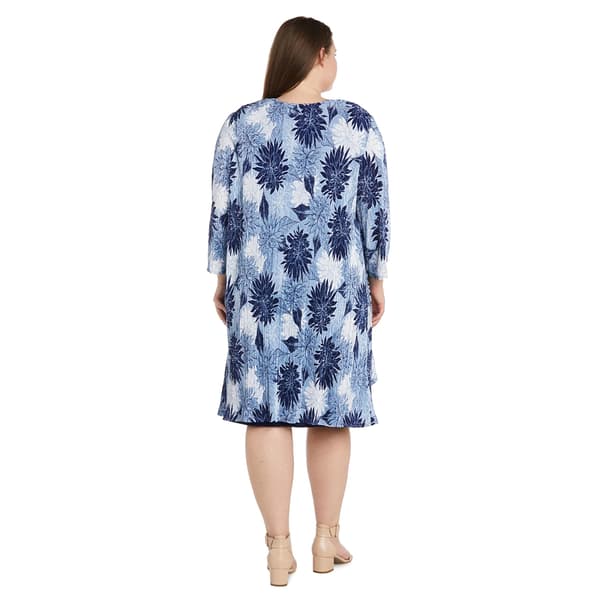 Womens R&M Richards 2pc. Puff Print Jacket Dress - Boscov's
