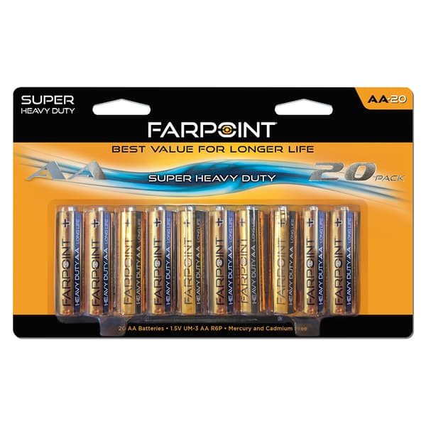Farpoint 20pk. Batteries - Boscov's