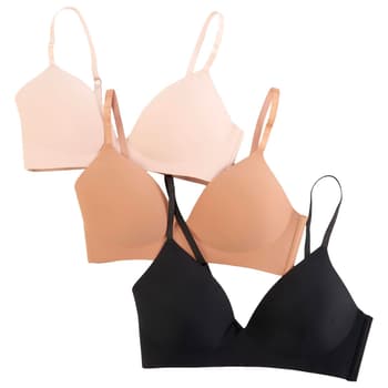 Womens Vince Camuto 3pk. Wire-Free Spacer Bras VCO51900BV - Boscov's