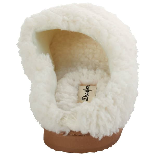Womens Dearfoams® Fiona Teddy Clog Slippers - Boscov's