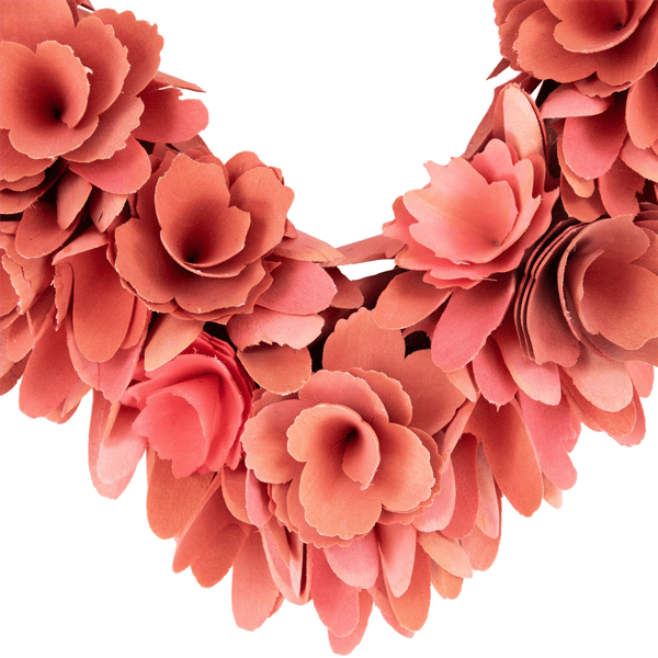 Northlight 14in. Wooden Floral Heart Valentine’s Day Wreath - Boscov's