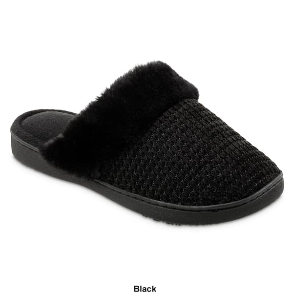 Womens Isotoner Striped Chenille Slippers - Boscov's
