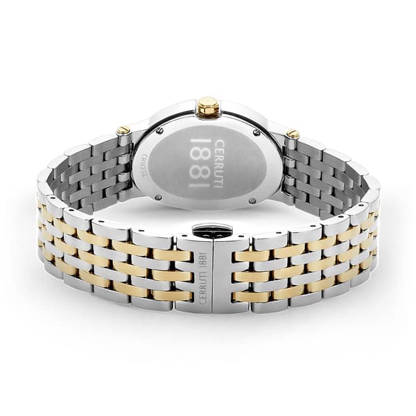 Womens Cerruti 1881 Rissington 2-Tone/Silver Watch-CIWLG2226102 - Boscov's