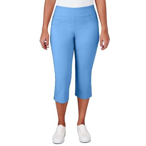 Womens Ruby Rd. Key Items Alt Tech Capri Pants w/Slits - Boscov's