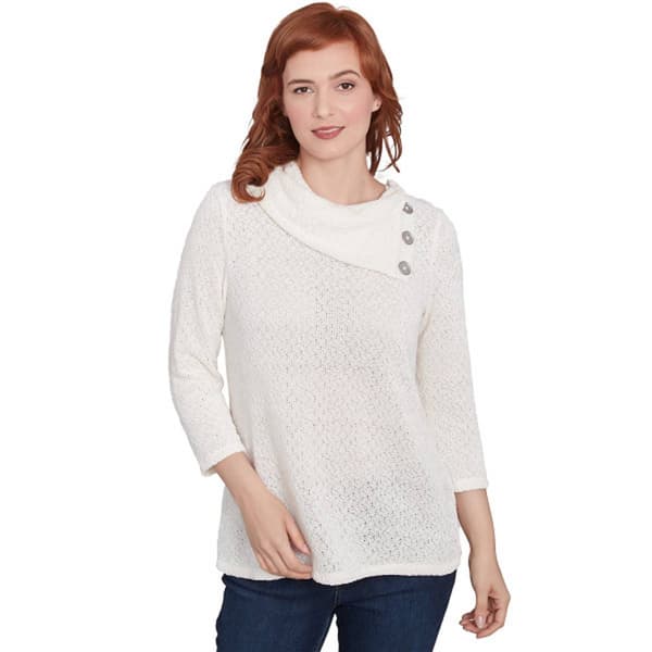 Womens Ruby Rd. Must Haves II Chenille Sequin Pullover Sweater - Boscov's