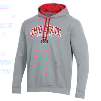 Mens Champion Ohio State University Fleece Hoodie - Steel - Boscov's
