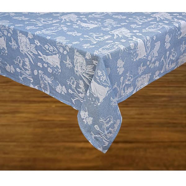 Lintex Linens Jacquard Bunny Tablecloth - Boscov's