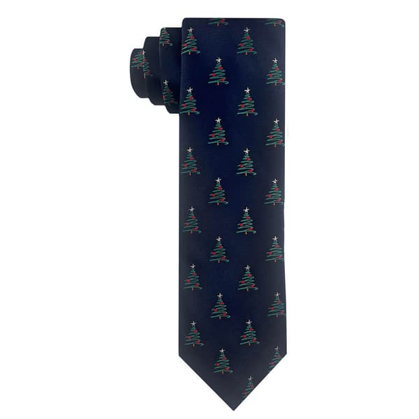 Mens Holiday Traditions Mini Modern Christmas Tree Tie - Boscov's