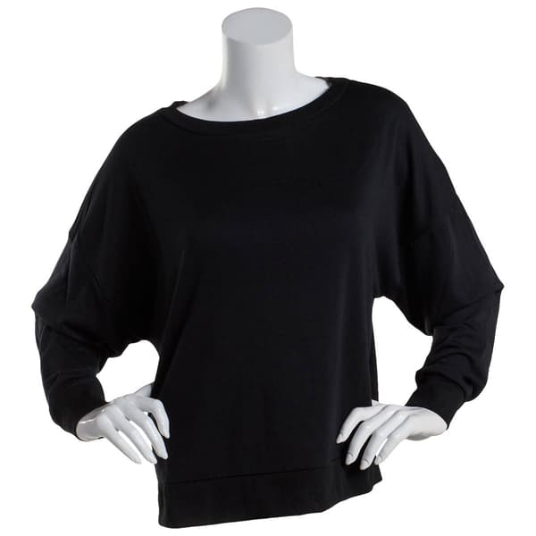 Womens The Sweatshirt Project Drop Shoulder Solid Sweatshirt - Boscov's