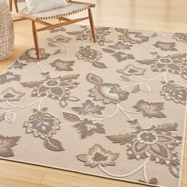 Nourison Aloha Farmhouse Floral Indoor/Outdoor Area Rug - Boscov's