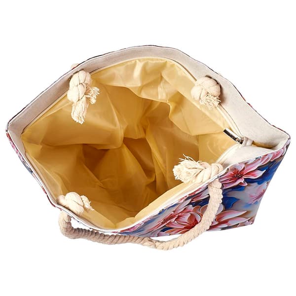 Renshun 3D White Floral Tote - Boscov's