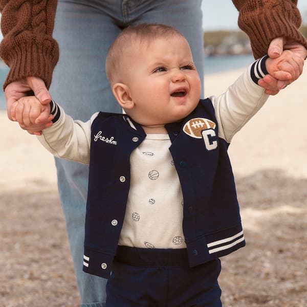 Baby Boy (3-24m) Carter’s® 3pc. Sports Freshman Jacket Set - Boscov's