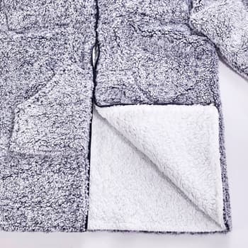 Sutton Home Weighted Blanket Teddy Sherpy Long Sleeve Jacket - Boscov's