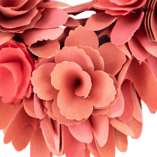 Northlight 14in. Wooden Floral Heart Valentine’s Day Wreath - Boscov's