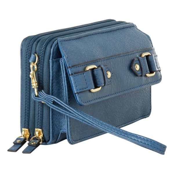 Womens Bueno Buckle Flap Elephant Pebble Wallet On a String - Boscov's