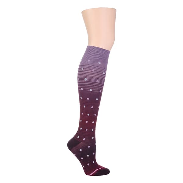 Womens Dr. Motion Ombre Dots Compression Knee High Socks - Boscov's