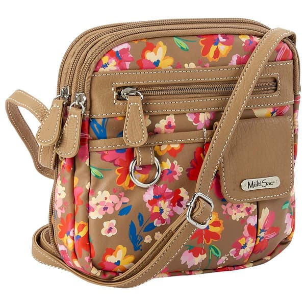 MultiSac N/S Zip Around Floral Firework Crossbody - Boscov's