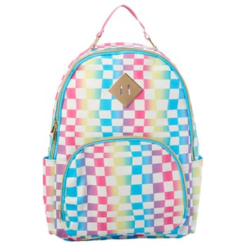 Kids Rainbow Checkerboard Backpack - Boscov's
