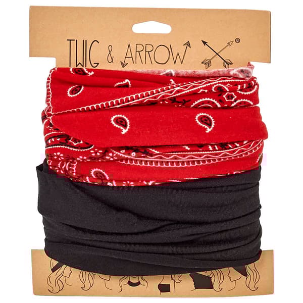 Womens Twig & Arrow 2pk. Bandana Headwrap - Boscov's
