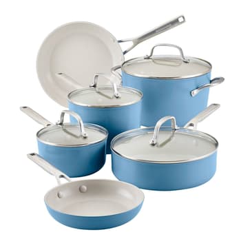 KitchenAid® 10pc. Hard Anodized Ceramic Nonstick Cookware Set - Boscov's