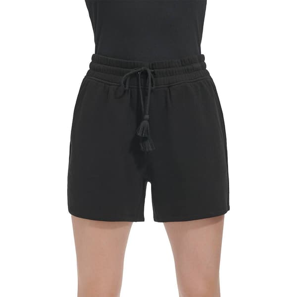 Womens Andrew Marc Sport Pull On French Terry Tassel Soft Shorts - Boscov's