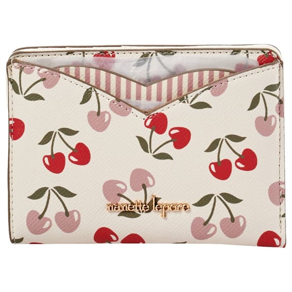 Womens Nanette Lepore Clarra Bifold/Credit Card Wallet-Cherry - Boscov's