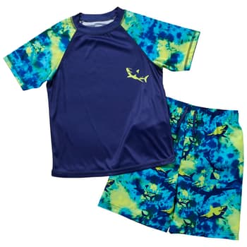 Boys (4-7) Surf Zone 2pc.Tie Dye Swim Set - Boscov's