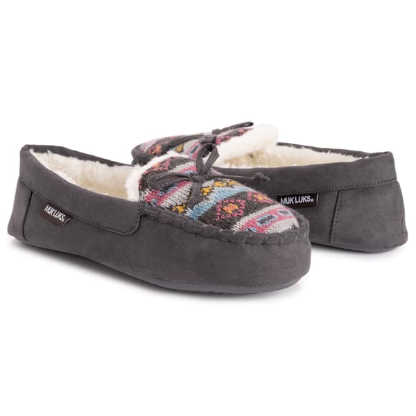 Womens MUK LUKS® Jaylah Lee Moccasin Slippers - Boscov's