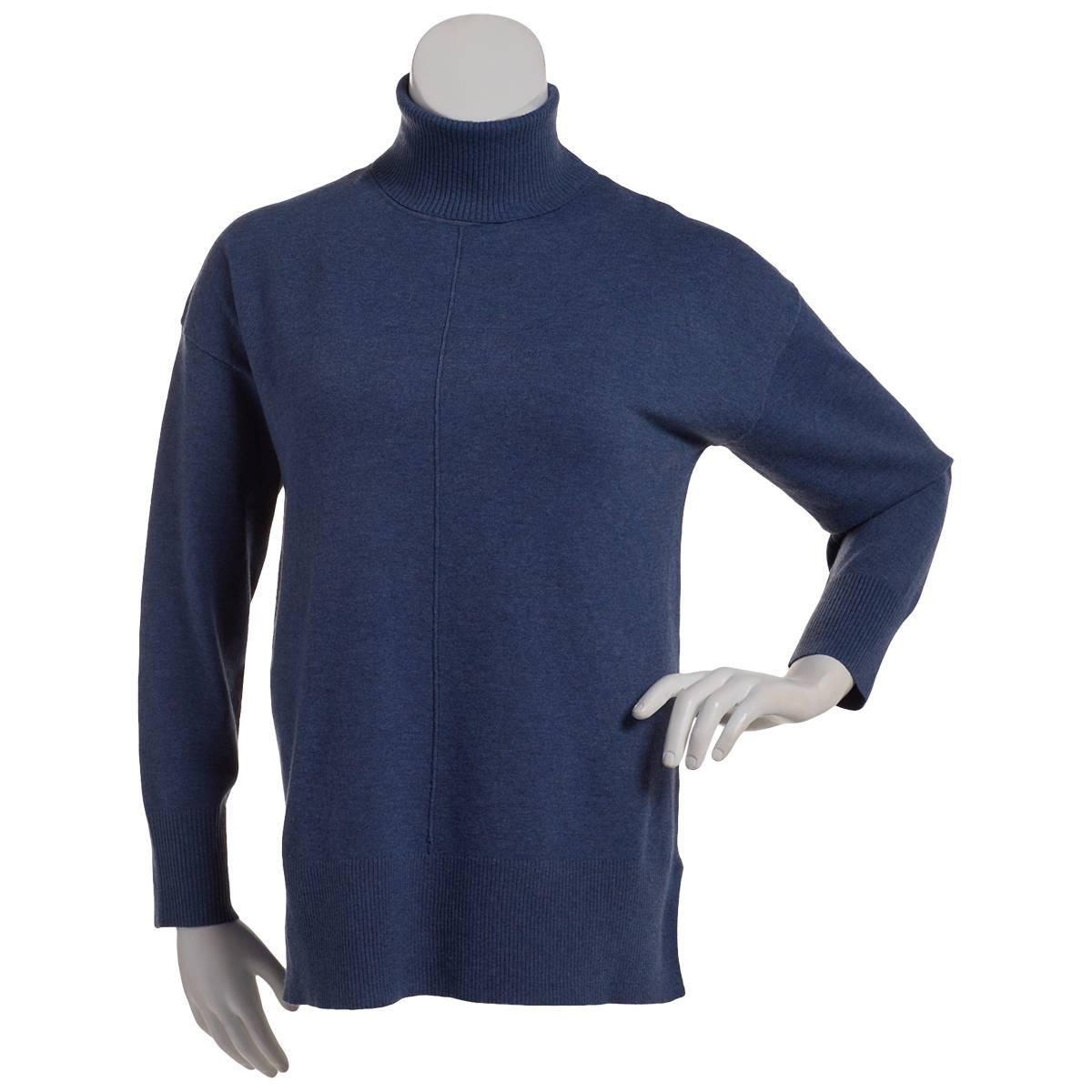 Click here for Womens Preswick & Moore(R) Long Sleeve Solid Turtl... prices