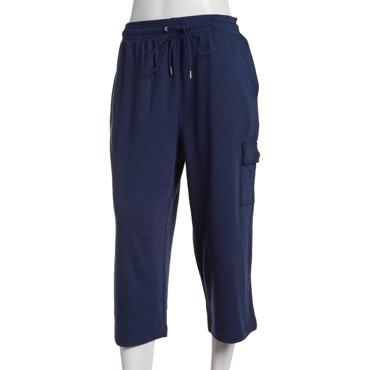 Click here for Petite Hasting & Smith Cargo Pocket Knit Capri Pan... prices