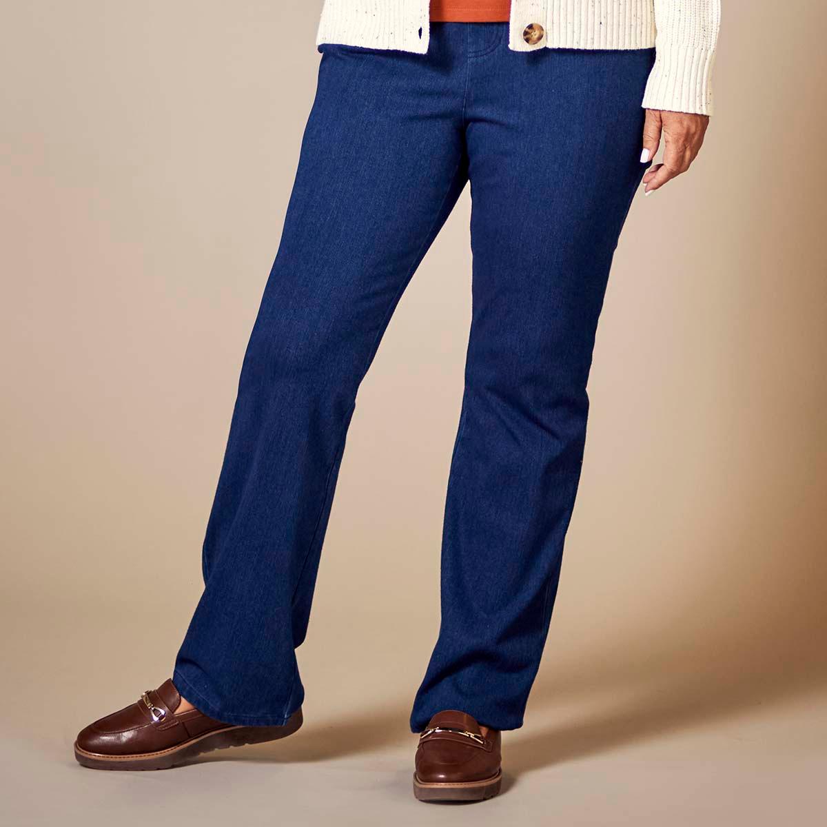 Click here for Plus Size Hasting & Smith Pull On Denim Pants - Av... prices