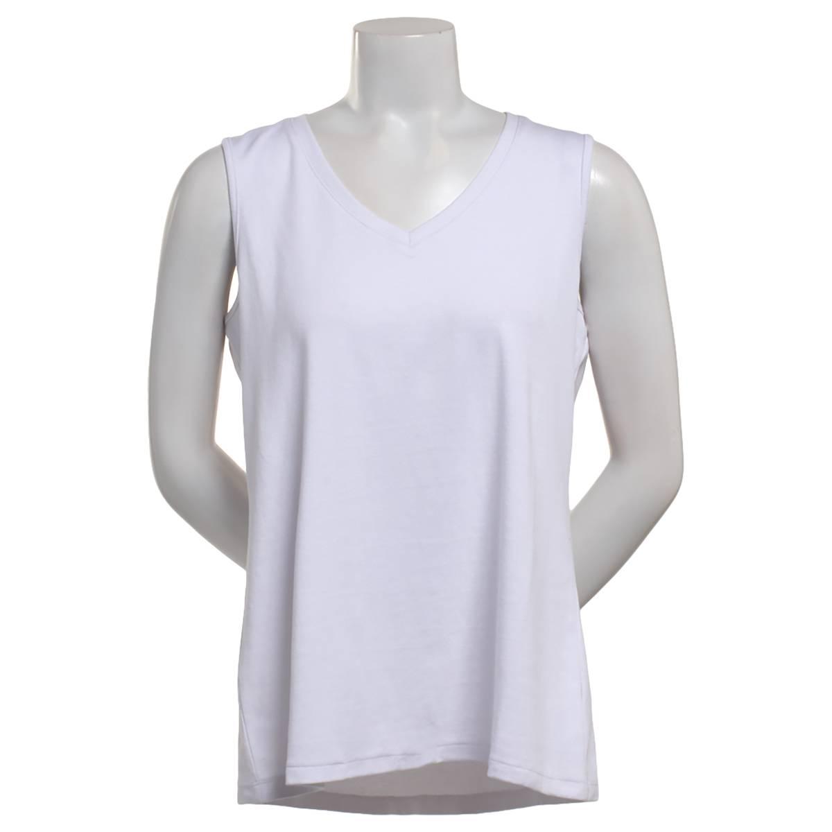 Click here for Petite Preswick & Moore(R) Rib V Neck Tank Top prices