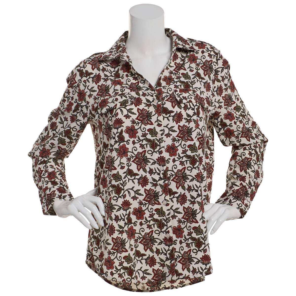 Click here for Plus Size Preswick & Moore(R) 3/4 Roll Tab Sleeve... prices