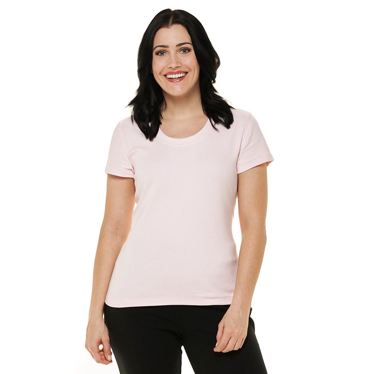 Click here for Women Preswick & Moore(R) Short Sleeve Scoop Neck... prices