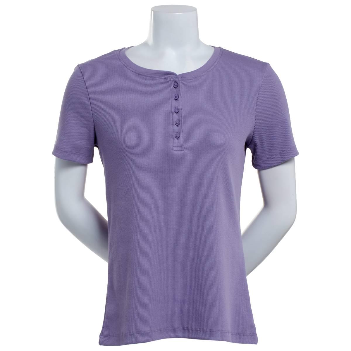 Click here for Plus Size Architect(R) Short Sleeve Ribbed Henley... prices