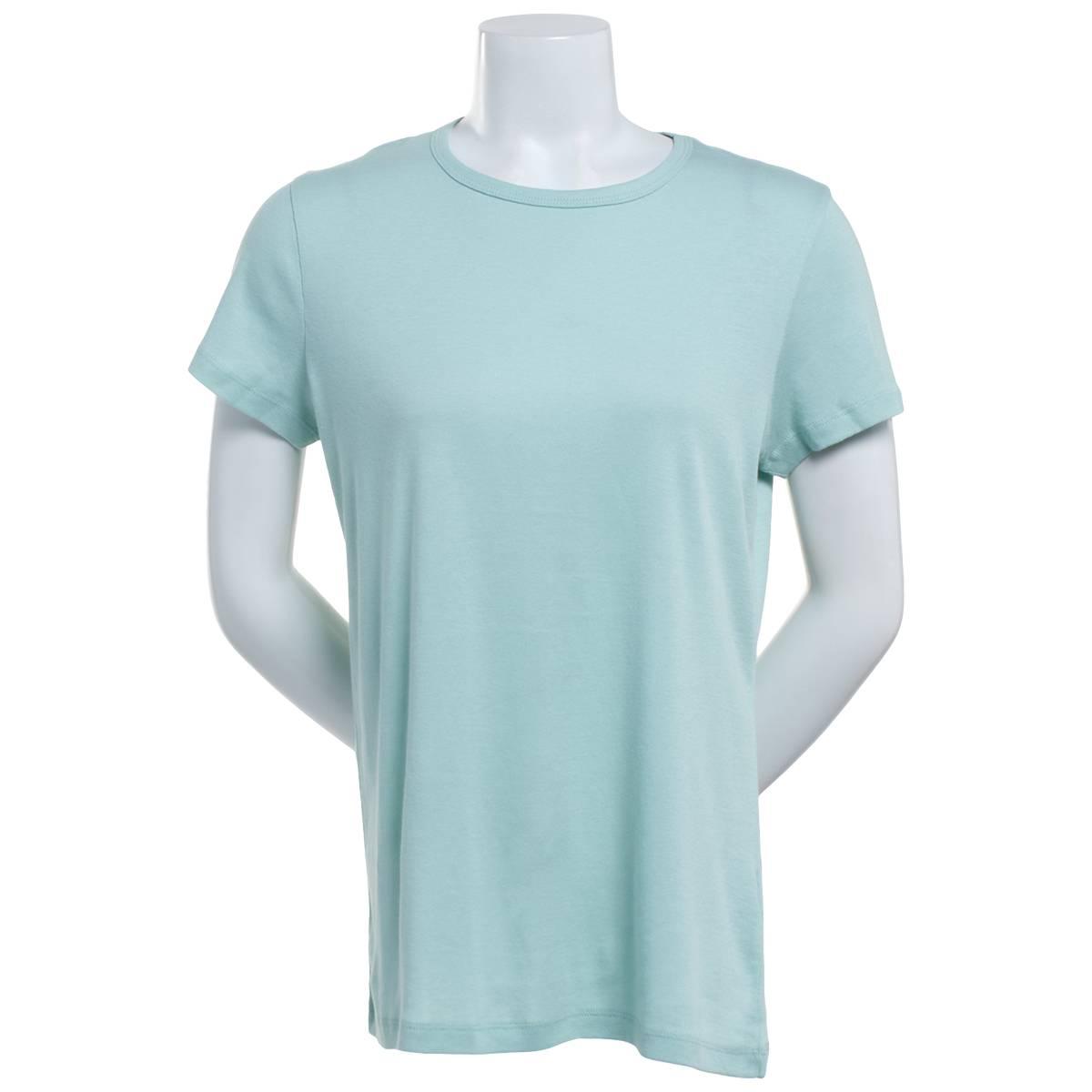 Click here for Petite Architect(R) Short Sleeve Ribbed Crew Neck... prices