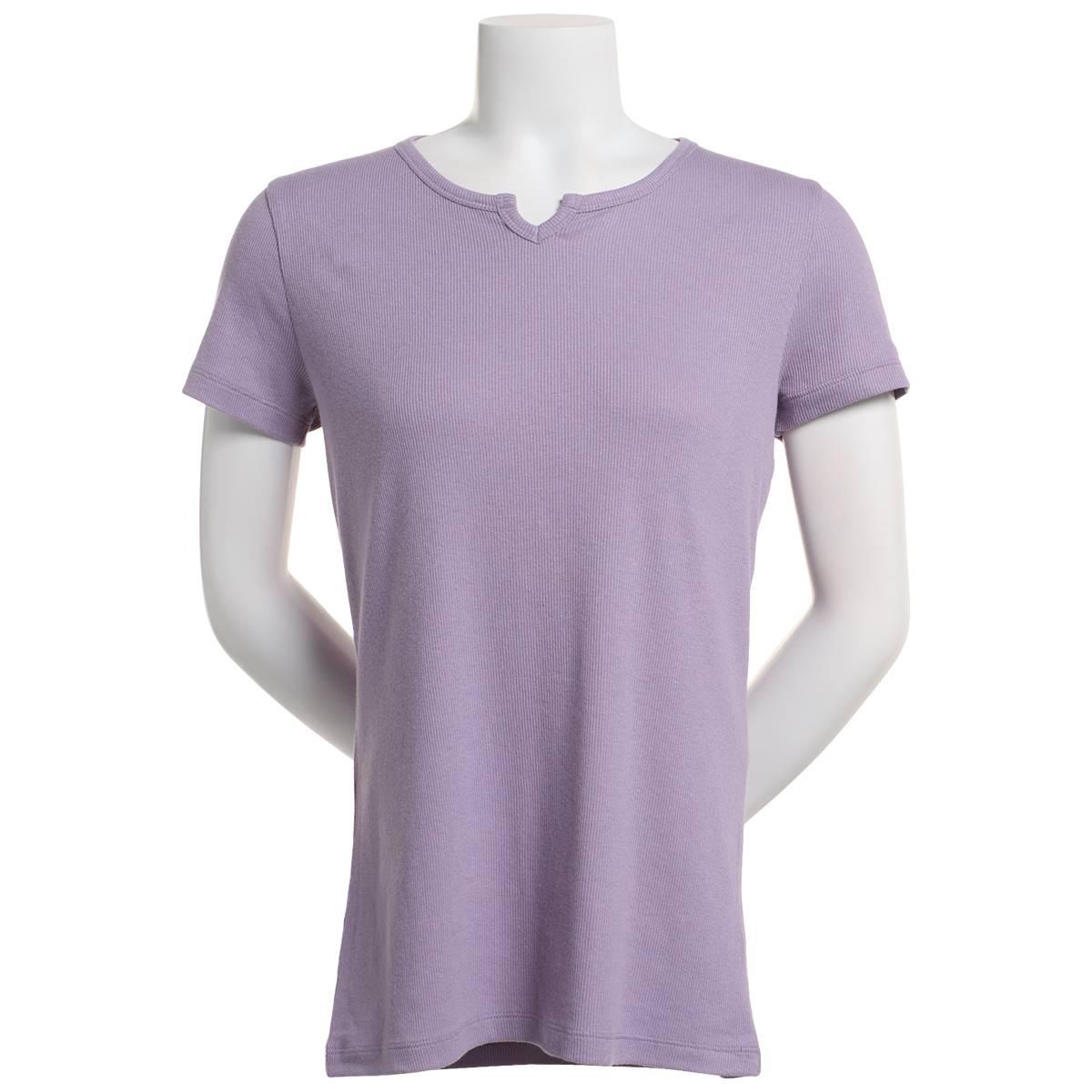 Click here for Womens Architect(R) Short Sleeve 2x2 Rib Split Nec... prices
