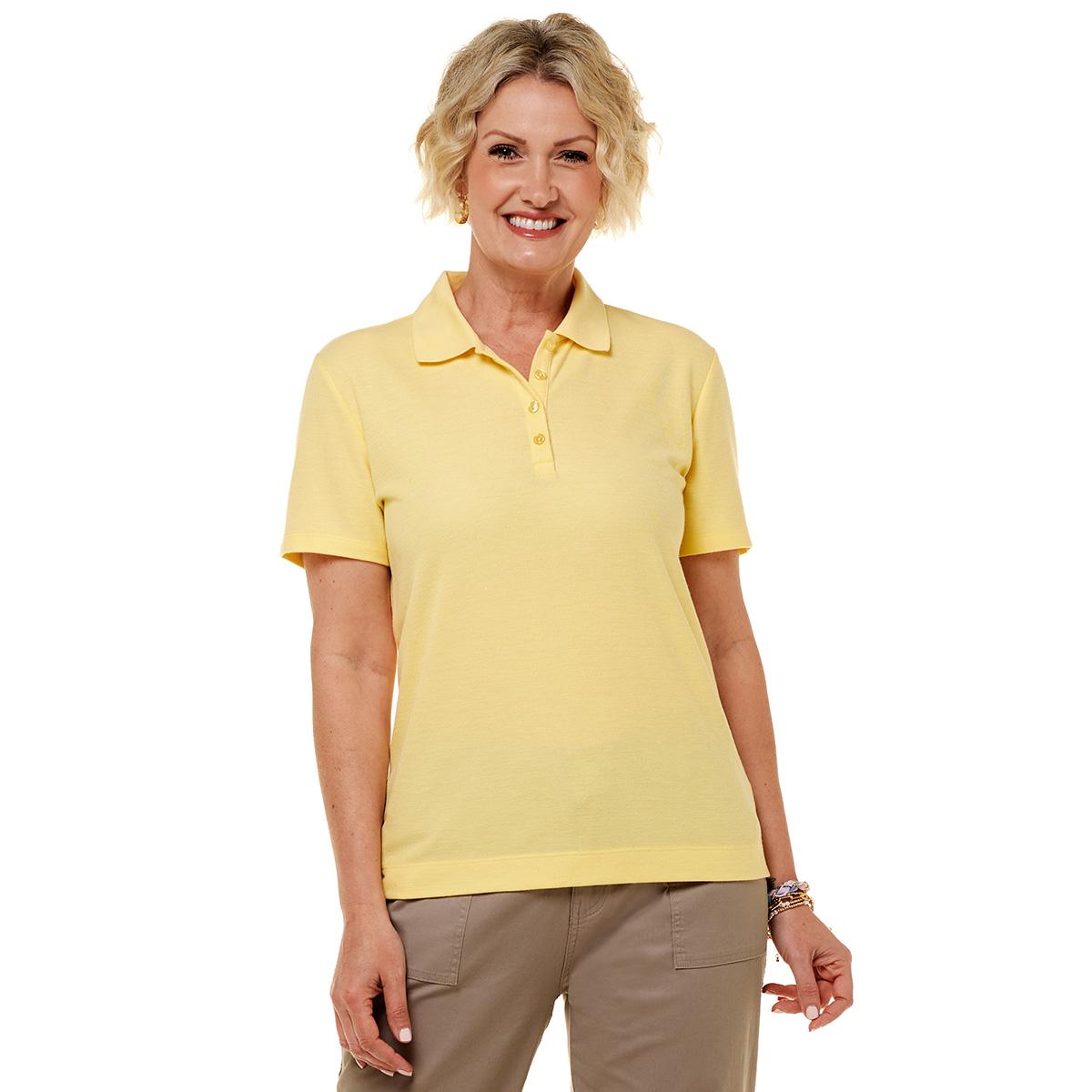 Click here for Petite Hasting & Smith Short Sleeve Solid Polo prices