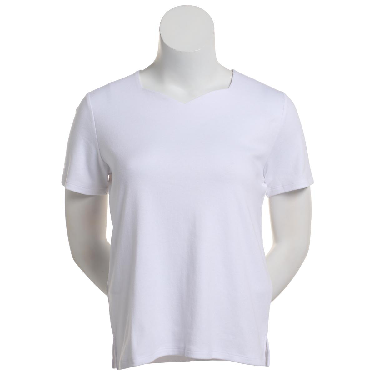 Click here for Womens Hasting & Smith Short Sleeve Sweetheart V-N... prices