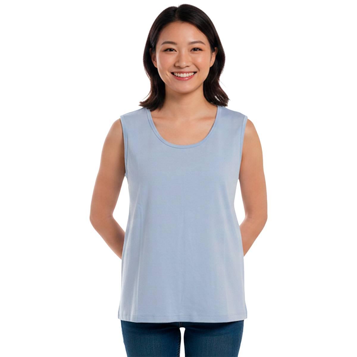 Click here for Petite Hasting & Smith Solid Scoop Neck Tank Top prices