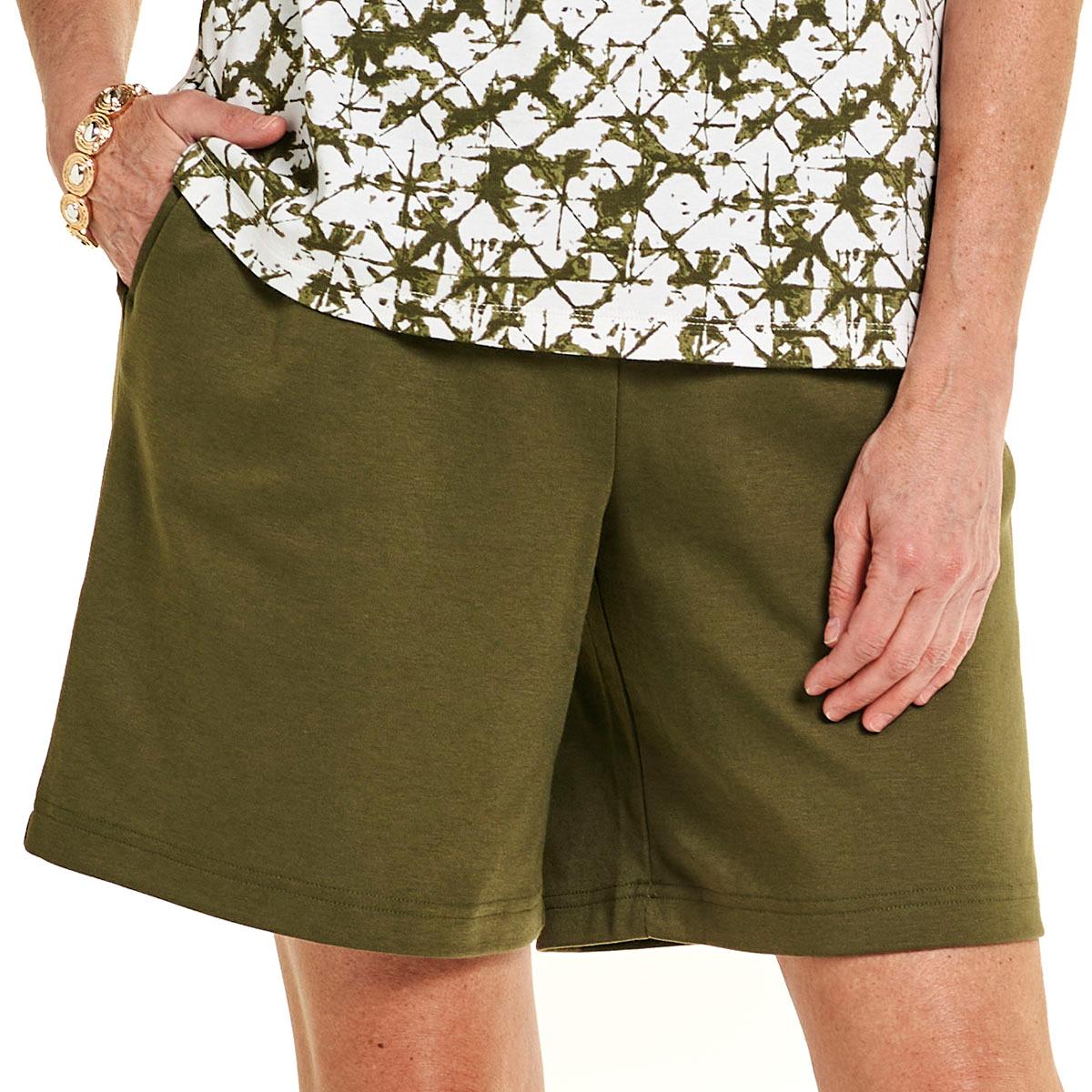 Petite Hasting & Smith Drawstring Waistband Knit Shorts