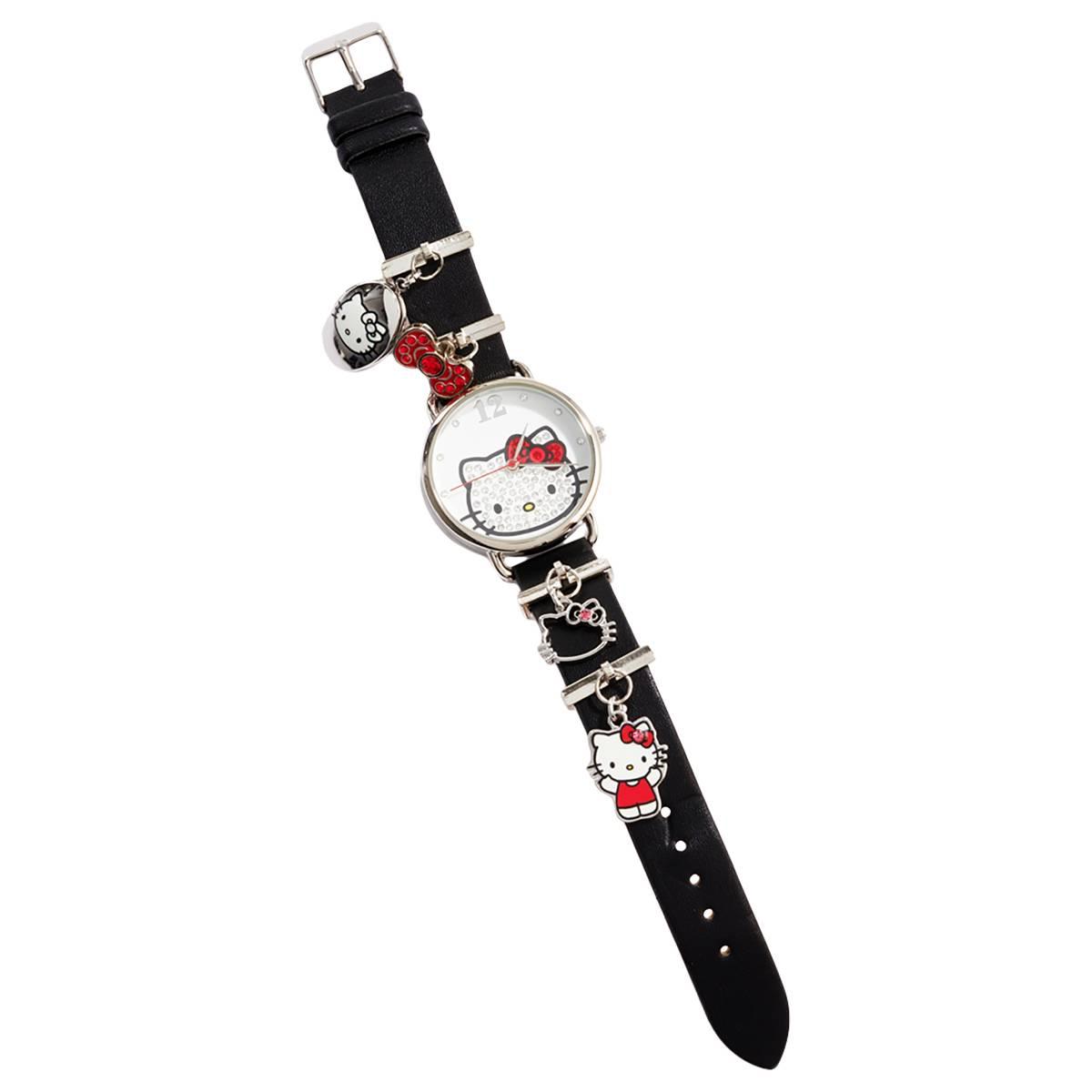 Click here for Womens Hello Kitty White Dial Watch with Charms -... prices