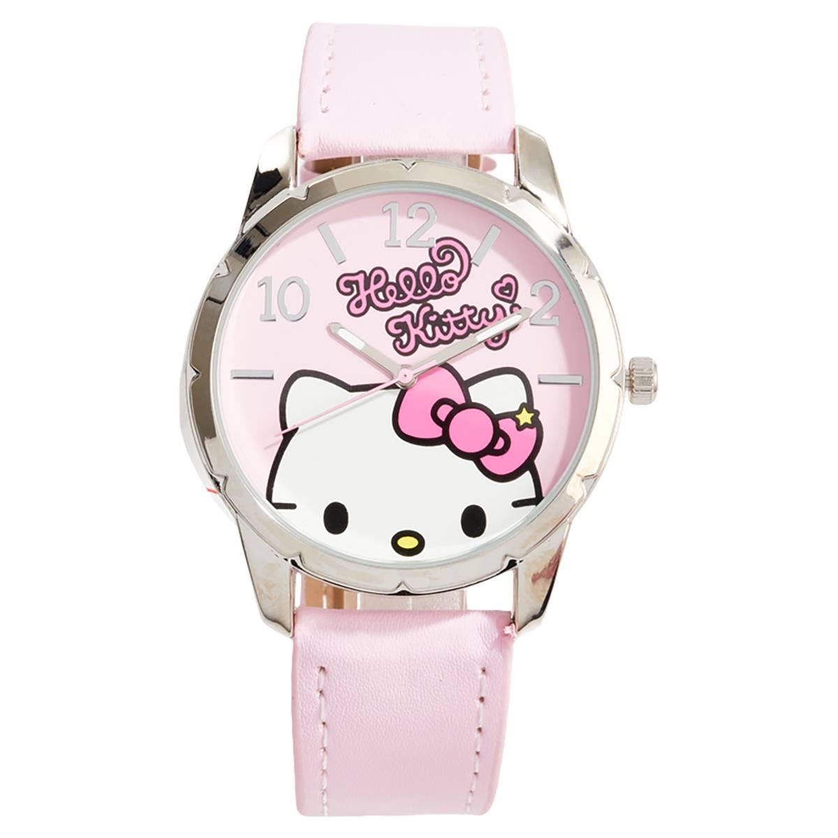 Click here for Womens Hello Kitty(R) Pink Strap Analog Watch - HK... prices