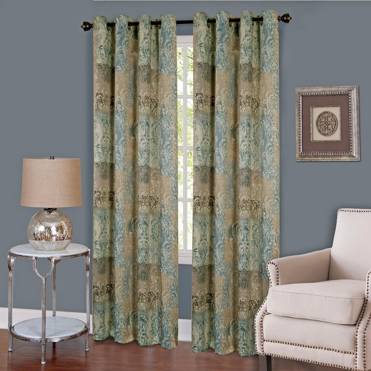 Achim Vogue Grommet Window Curtain Panels