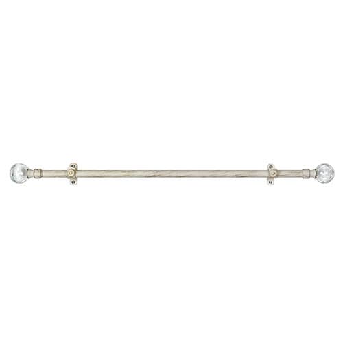 Achim Metallo Ilana Decorative Rod - Antique White