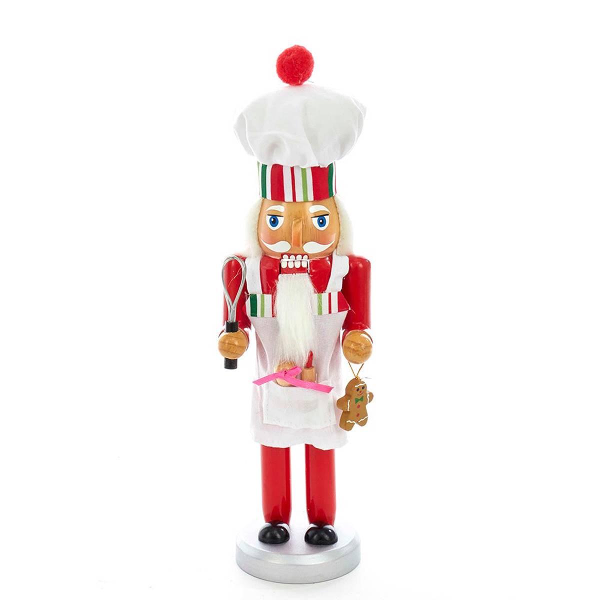 Click here for Kurt S. Adler 10in. Wooden Chef Nutcracker prices